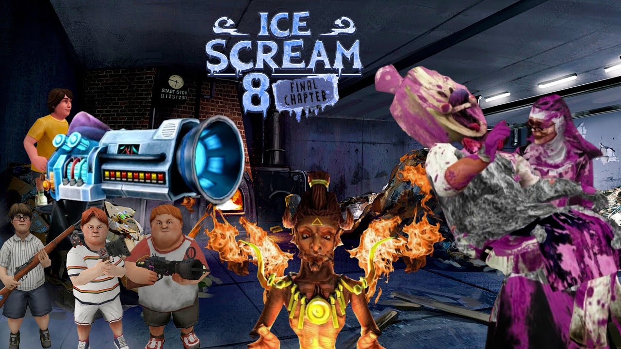 Ice Scream 8-True Ending | New Update | Full Gameplay - YouTube