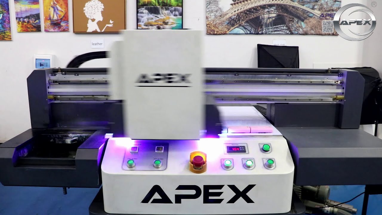 Print Power Bank by UV printer UV7110 - YouTube