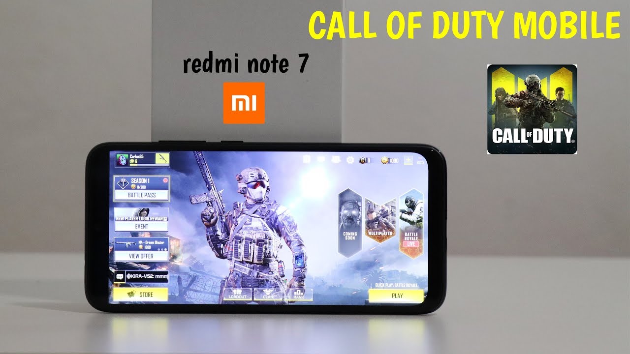 CALL OF DUTY MOBILE en Xiaomi Redmi Note 7 - YouTube