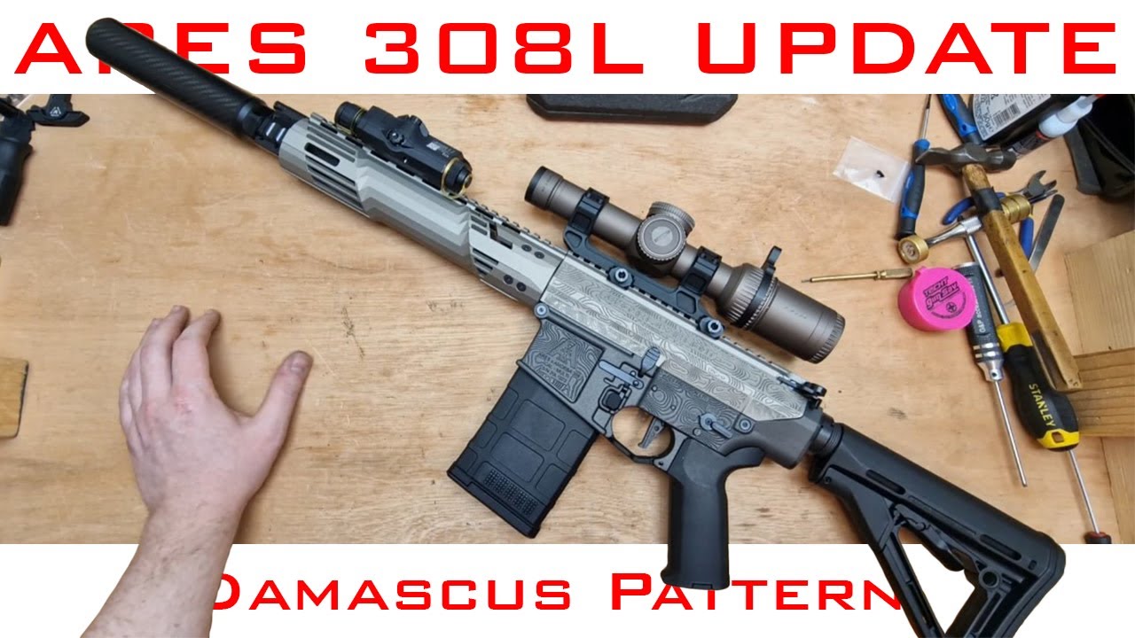 Finishing the Ares 308L Deluxe - Damascus Pattern - YouTube