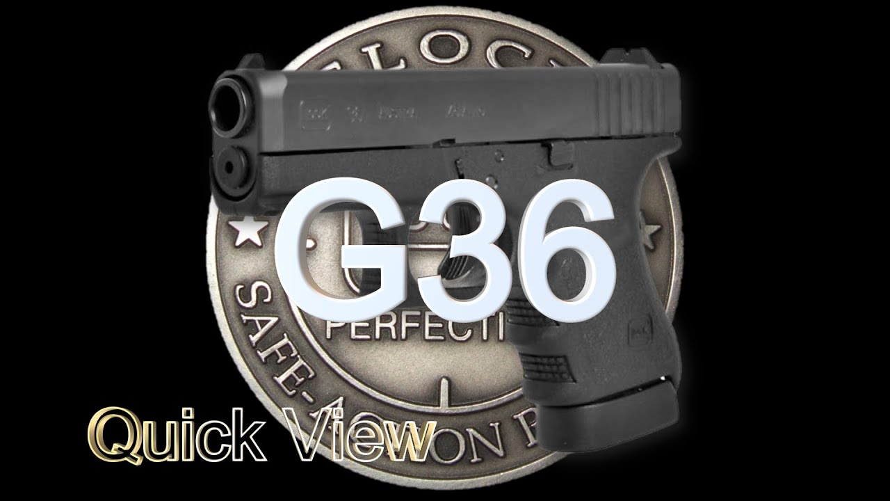 Quick View: Glock G36 - Glock's first Single Stack Pistol - YouTube