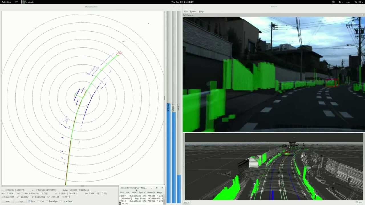 Rbsspf Model Based Vehicle Tracking Evaluation Experiment Youtube