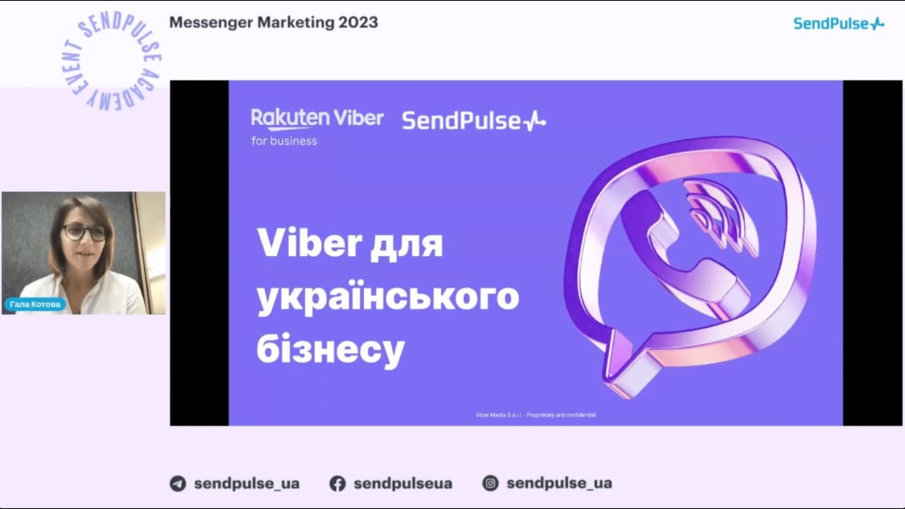 Rakuten Viber & SendPulse Ukraine: on Chatbots & other solutions - YouTube