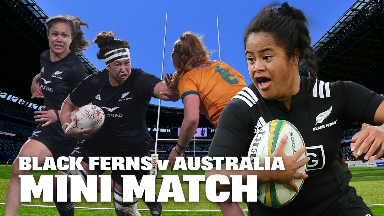MINI MATCH | Black Ferns v Australia 2022 | 8 Try Demolition 🔥⚡️ - YouTube