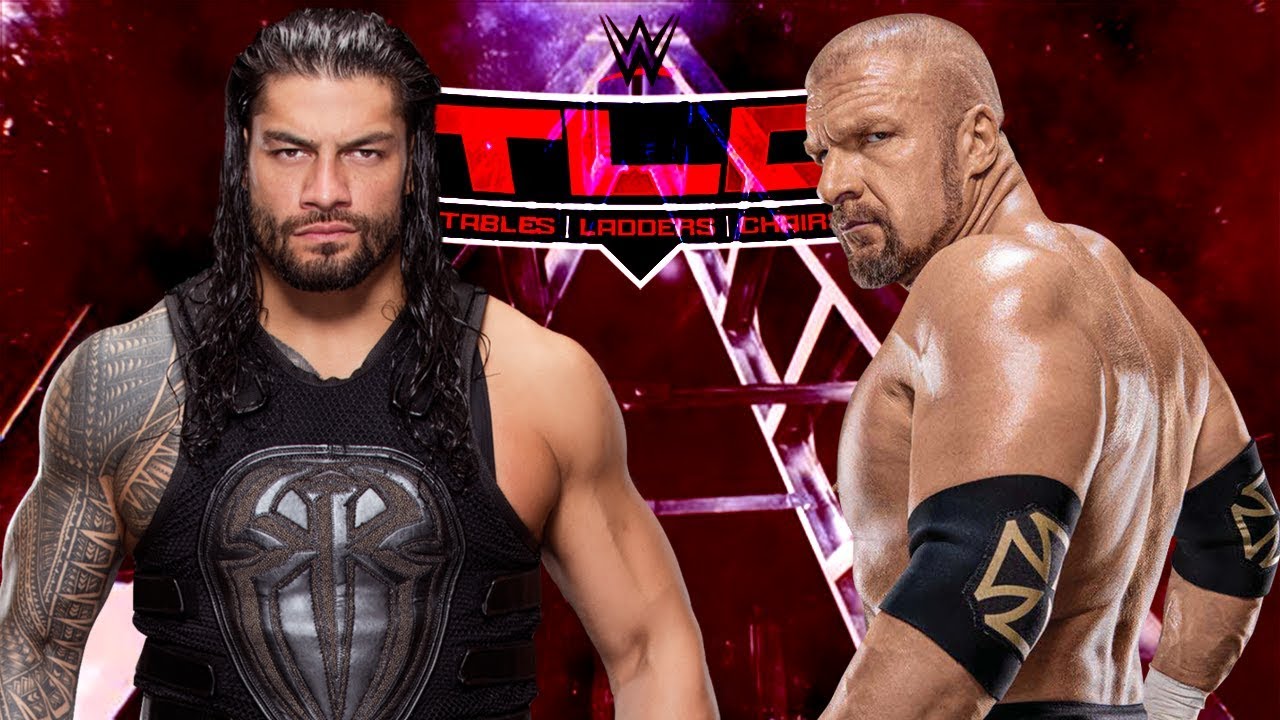 BACKYARD WRESTLING[TLC]: Roman Reigns vs Triple H WWE CHAMPIONSHIP ...
