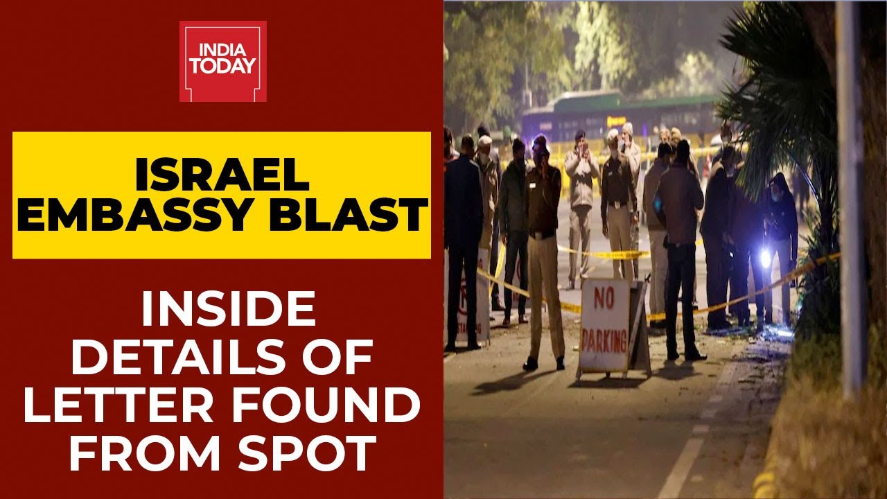 Israel Embassy Blast: Inside Details Of Letter Found From Spot; Mossad ...