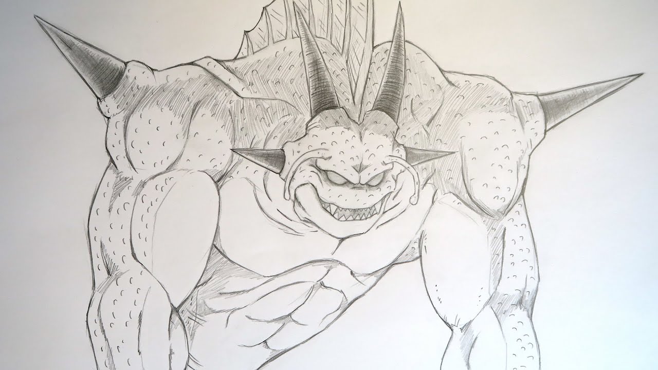How to Draw Porunga | Dragon Ball Z | Step by Step Dragon Drawing ...