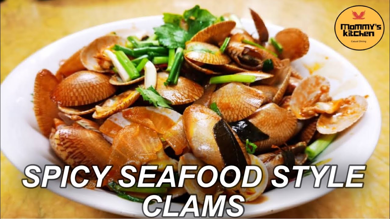 SPICY SEAFOOD STYLE CLAMS // SHORT AND EASY RECIPE - YouTube