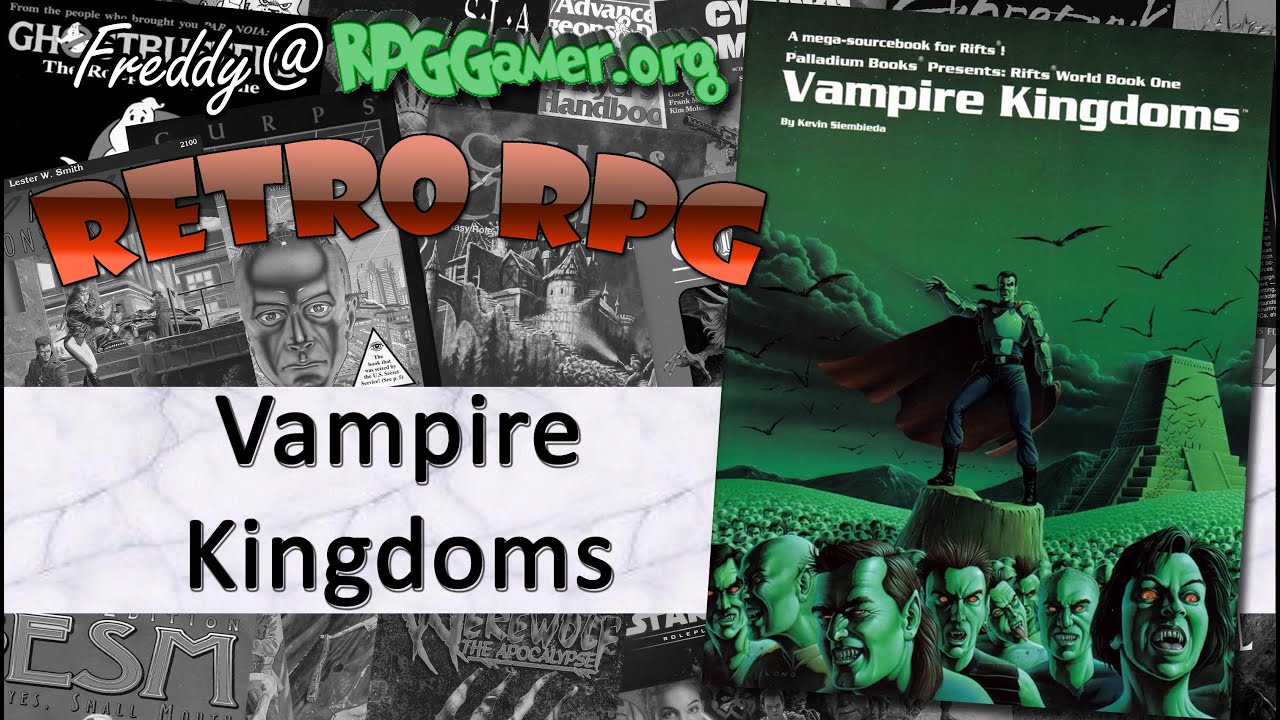 Vampire Kingdoms: World Book One (Rifts, Palladium, 1991) | Retro RPG ...