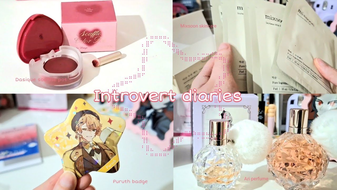 Introvert diaries 🎀 Unboxing makeup, perfume & figures & collecting ...