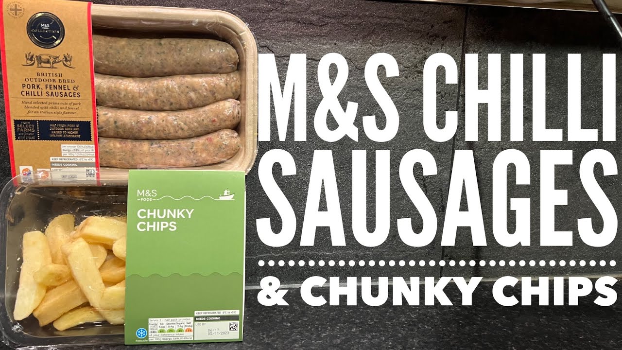 M&S Collection British Outdoor Bred Pork Fennel & Chilli Sausages , M&S ...