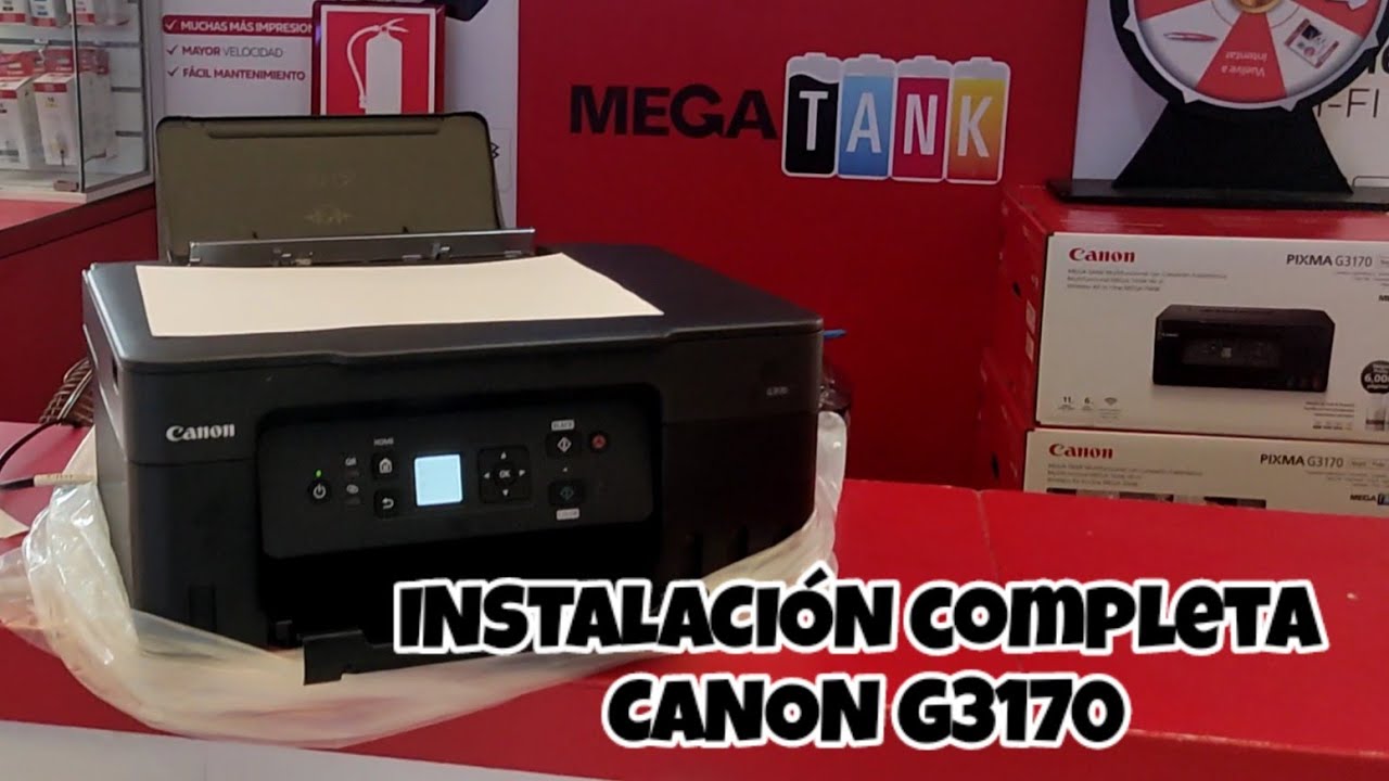CANON G3170🖨️ Instalación completa y más 🔥🔥 - YouTube
