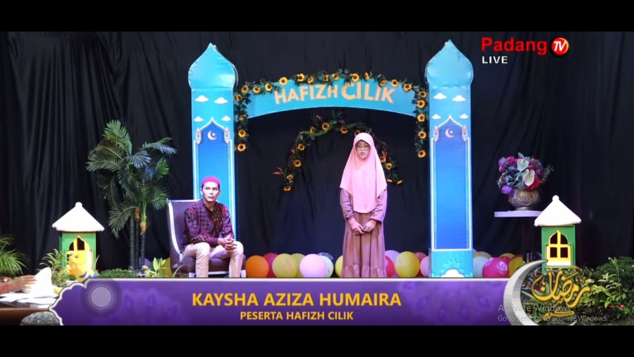Hafiz cilik Padang TV 2023 - YouTube
