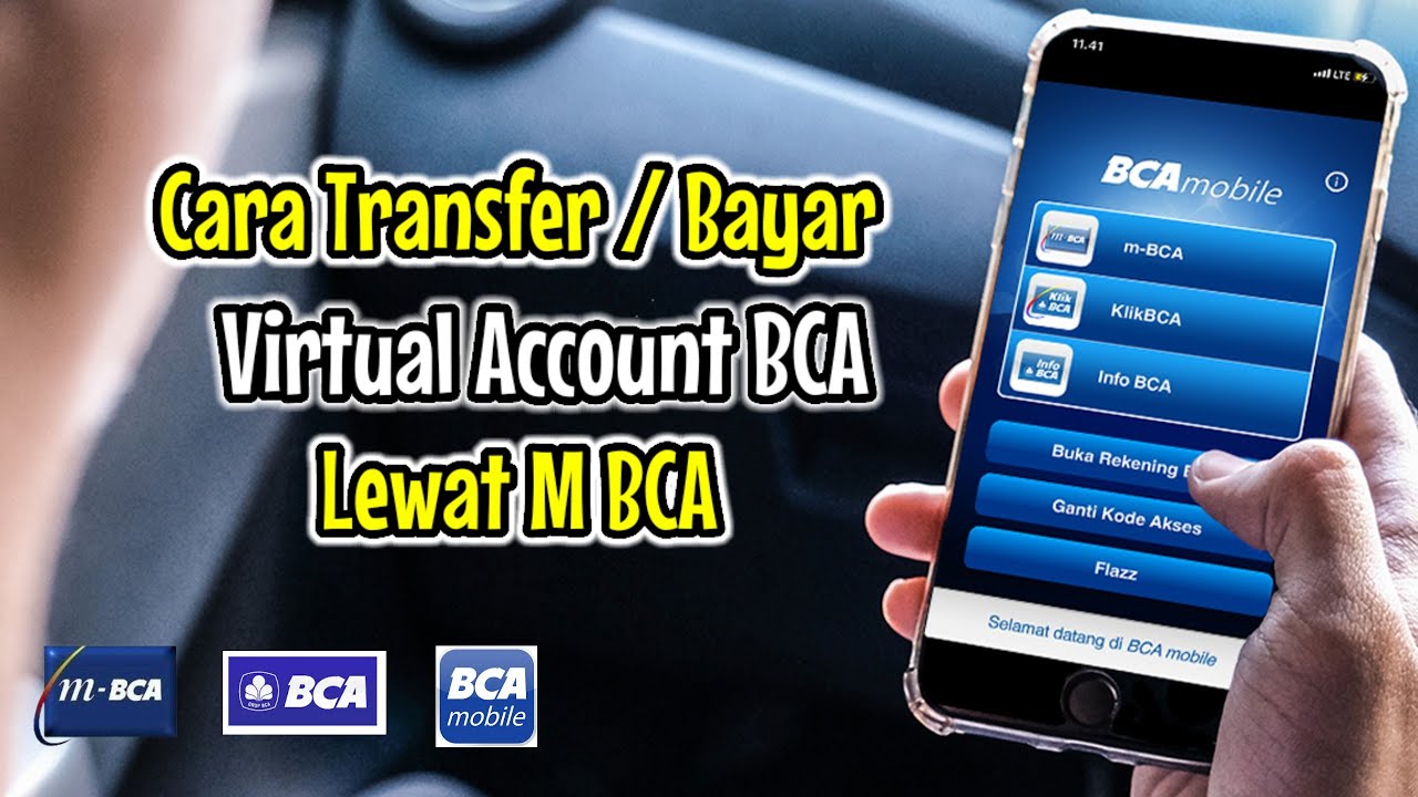 Cara transfer ke virtual account melalui BCA Mobile || cara transfer ke ...