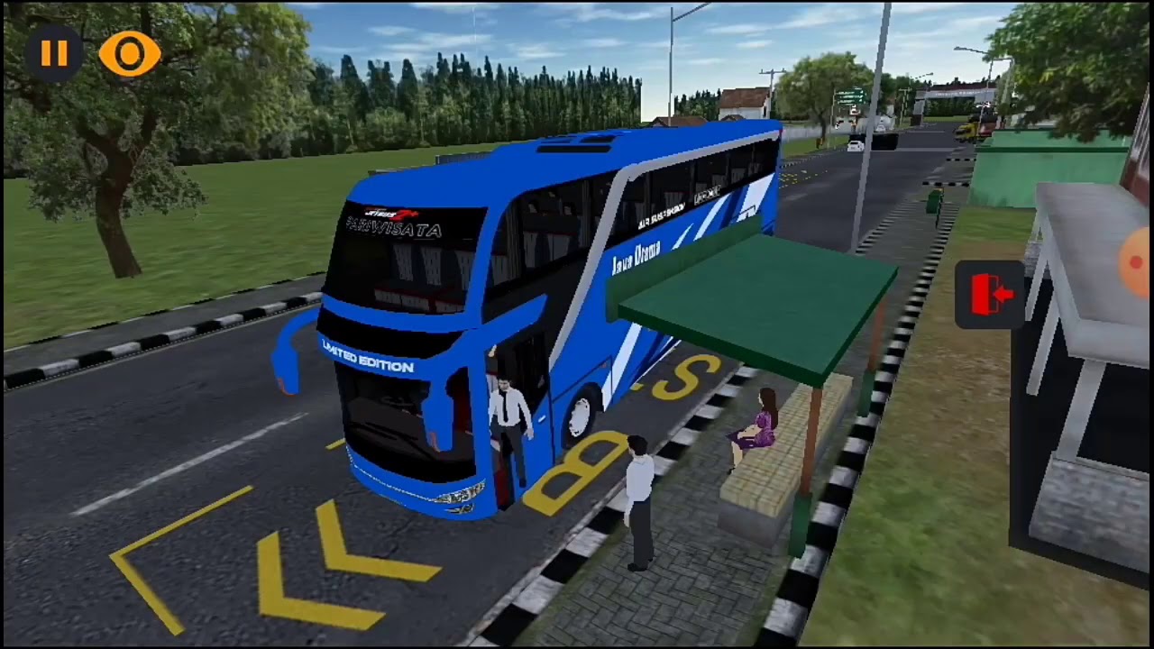 " MEMAINKAN GAME BUS SIMULATOR REKOMED SANGAT UNTUK DI RUMAH " - YouTube