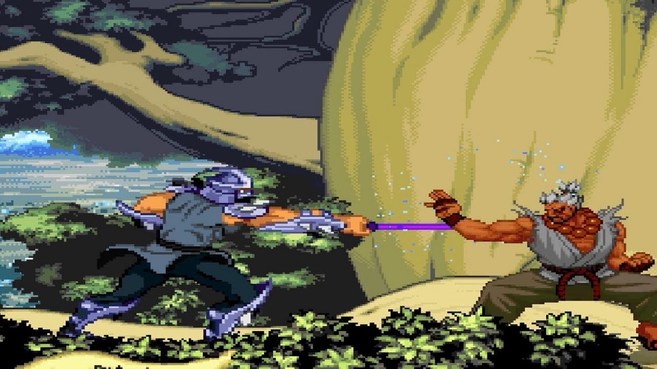 Shredder vs Shin Akuma Mugen Sprite Battle - YouTube