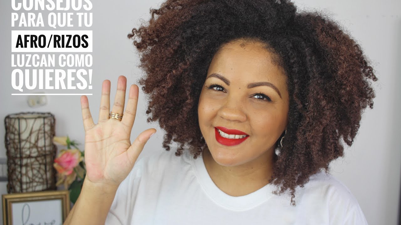 5 Consejos para que tu Cabello Afro/Rizo luzca como quieres!! - YouTube