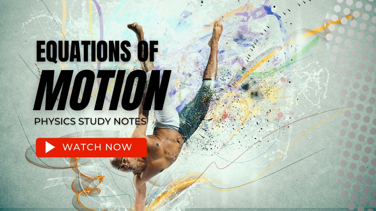 How to Solve Advanced Equations of Motion - YouTube