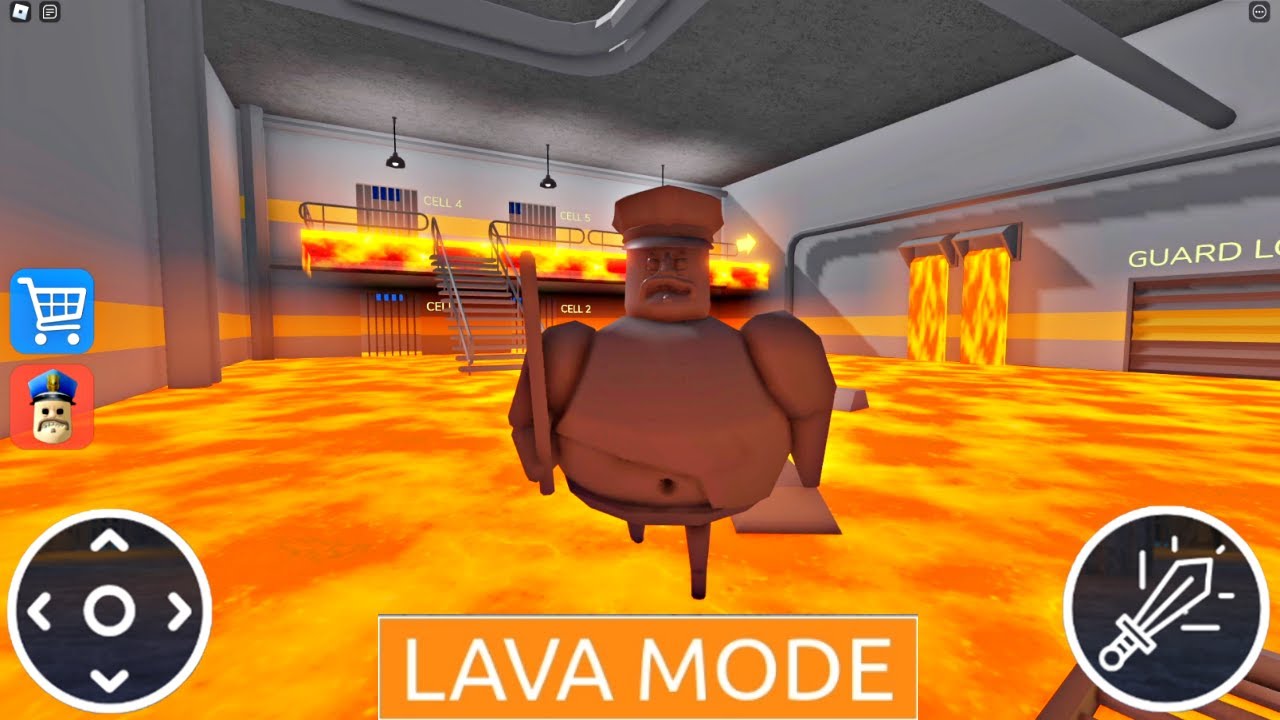 *NEW LAVA MODE* BARRY'S PRISON RUN! NEW UPDATE | ROBLOX - YouTube