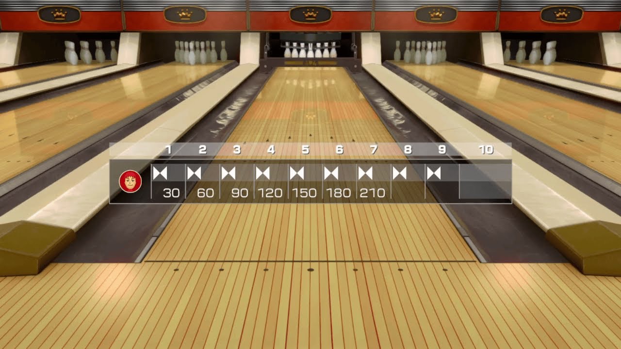 Clubhouse Games: Bowling - Perfect 5 and 10 Frame Games (Full Gameplay ...