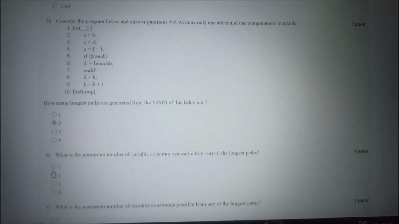 Nptel C Based Vlsi Design Quizweek4 Assignment 4 Answers 2023 Youtube