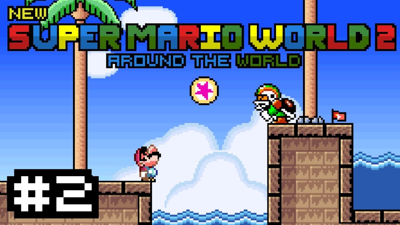 New Super Mario World 2 around the world - getting a tan at the hotel ...