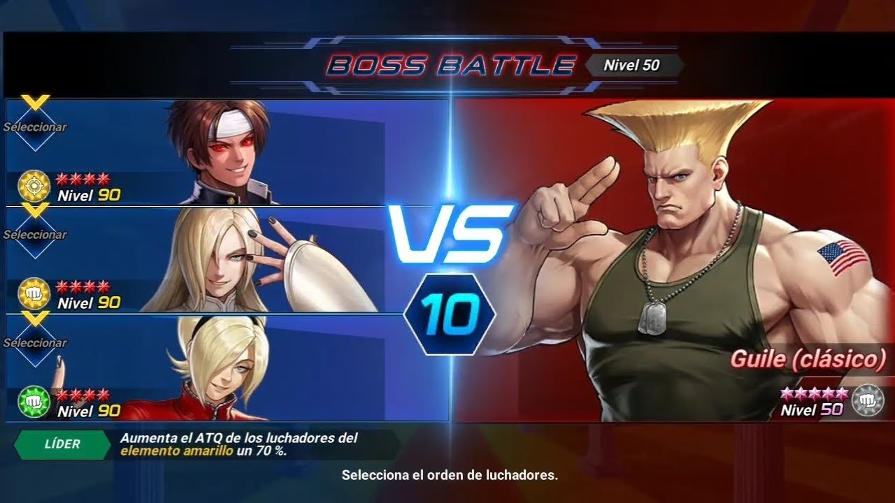 [KOF ALLSTAR] STREET FIGHTER 6 BOOS SHOWDOWN GUILE EX LEVEL 50 - YouTube