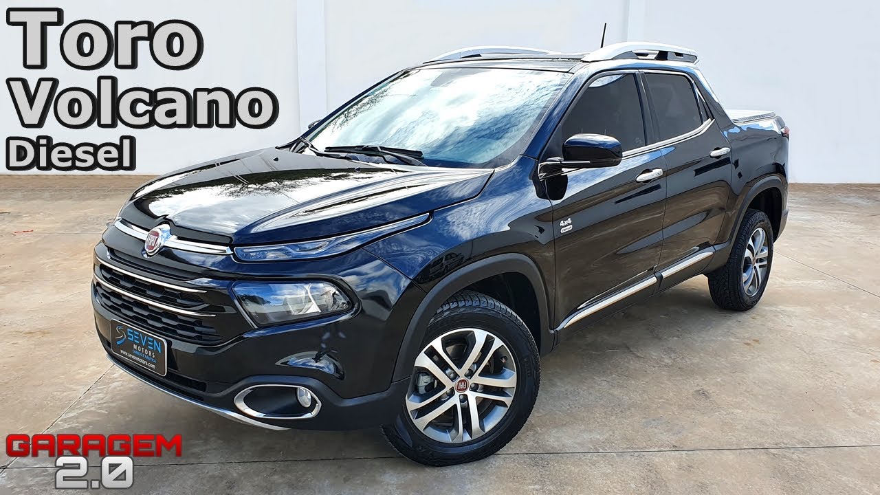 FIAT TORO VOLCANO DIESEL, A PICAPE DE MAIOR SUCESSO NO BRASIL! - YouTube