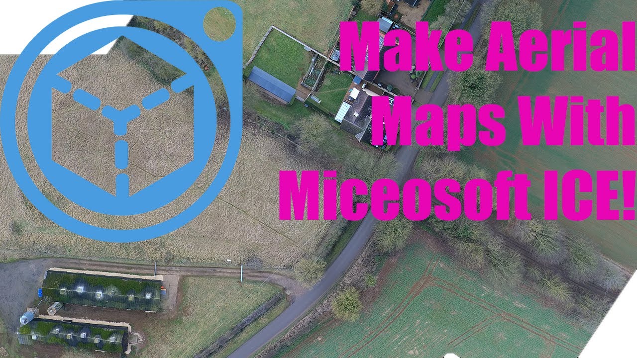 How To Make Aerial Maps With A Drone Using Microsoft ICE - YouTube
