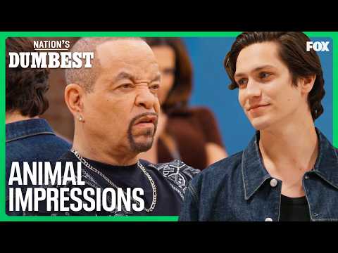 The Celebs Have to Guess the Animal By Another Player's Impression | Nation’s Dumbest