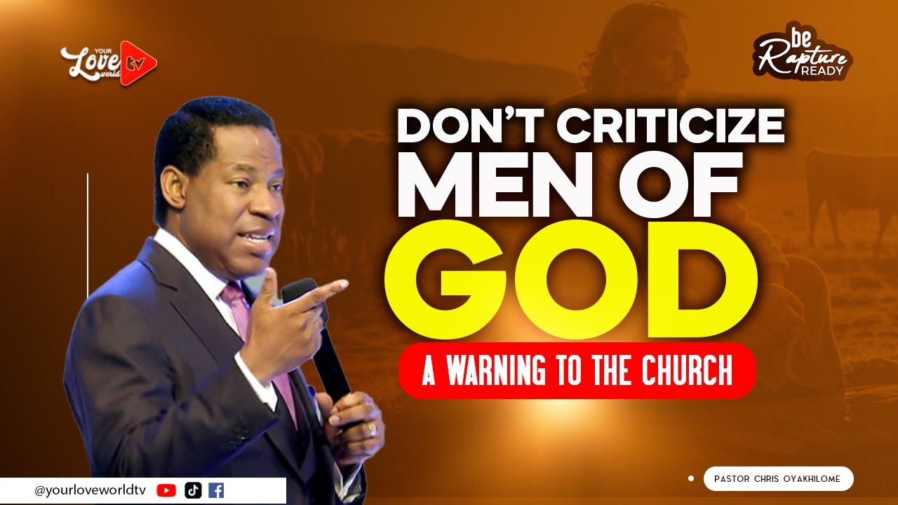 ⚠️ Warning to Christians: Stop Accusing Men of God. This is why! - YouTube