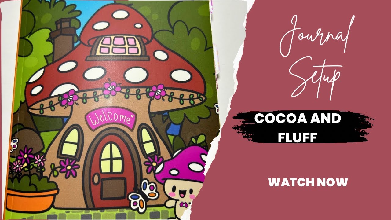 August Journal Setup// Featuring Cocoa and Fluff - YouTube