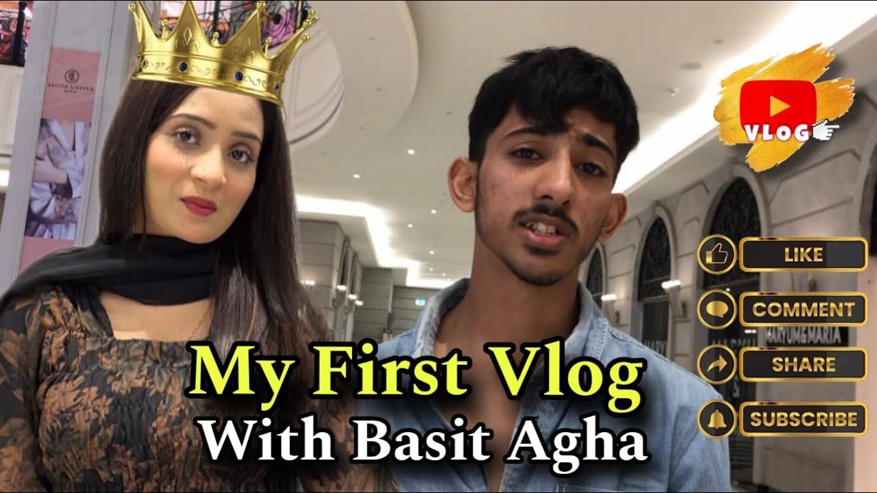 My First Vlog With Basit Agha Buhat Maza aya Vlog krne ka @rajabbutt94 - YouTube