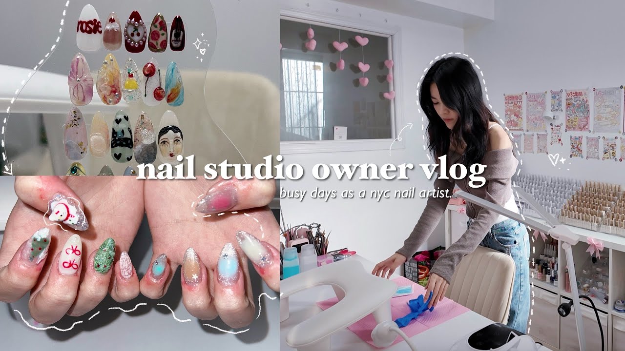life of a nail studio owner in nyc: press on nails order, nail process ...