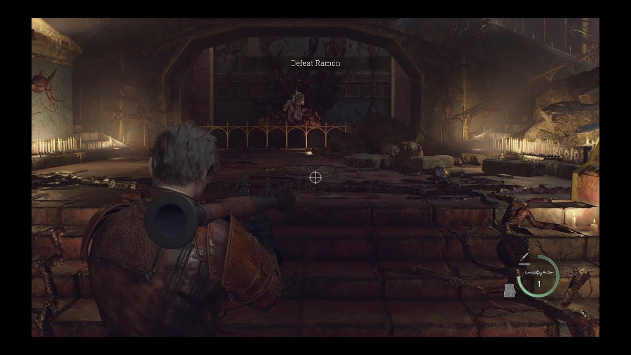 Resident Evil 4 Remake- Boss Fight Ramon Salazar - YouTube