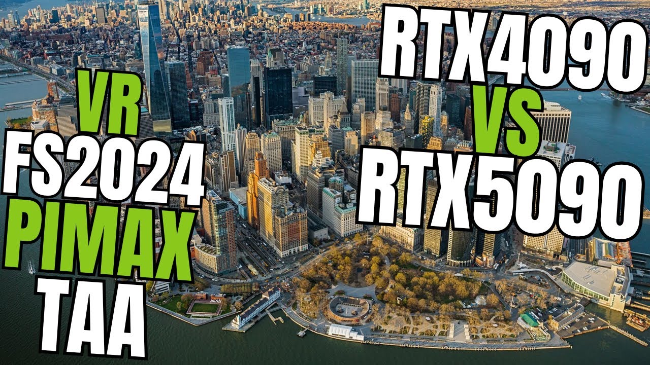 RTX4090 vs RTX5090 FS2024 VR New York City - YouTube