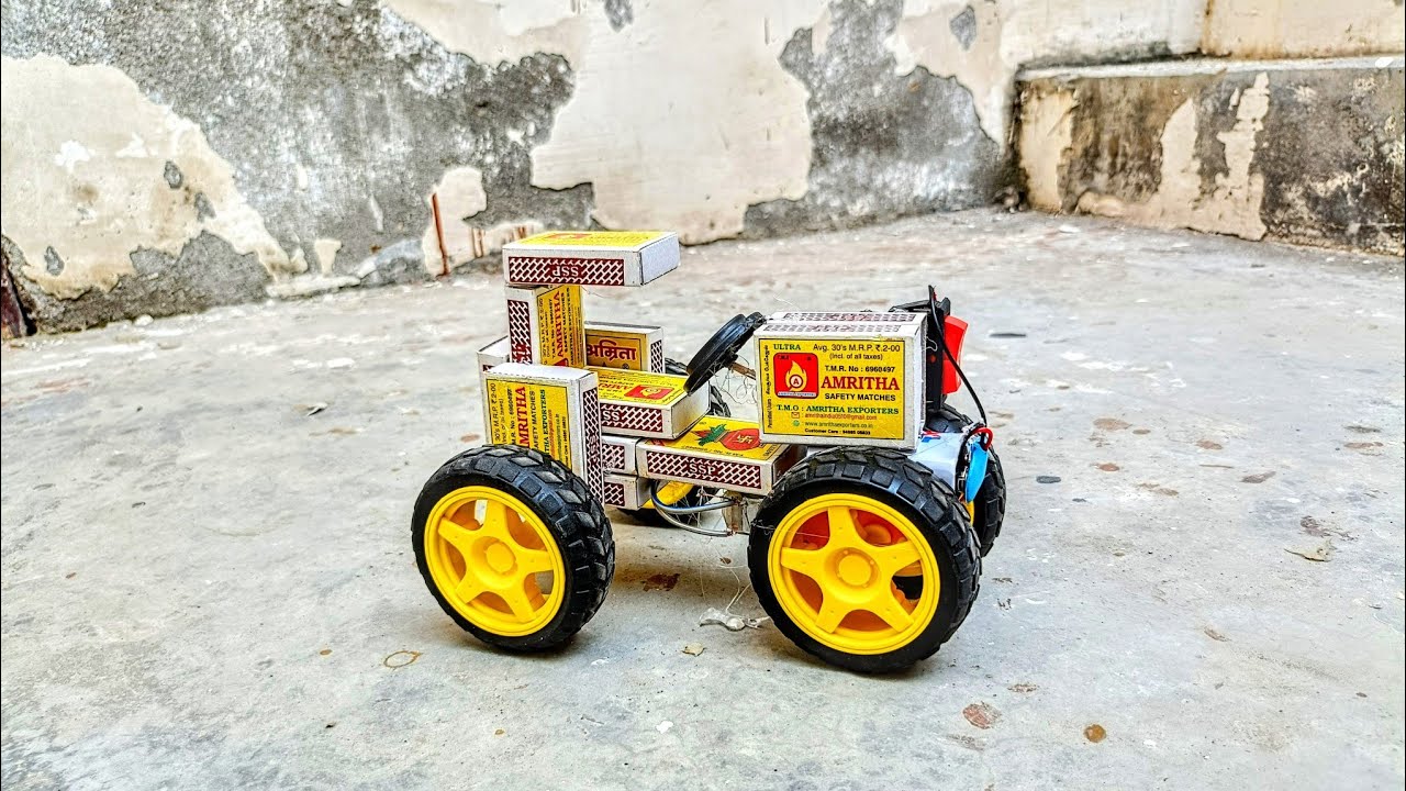 how to make Matchbox toy tractor at home || Amazing Diy Matchbox - YouTube
