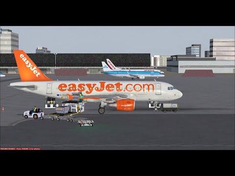 London Luton (EGGW) to Amsterdam Schiphol Intl (EHAM) FSX Aerosoft ...