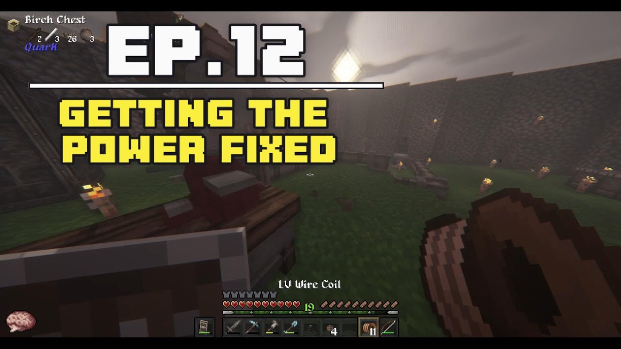 Getting the Power On!! Minecraft: Fear Nightfall Mod Pack Ep.12 - YouTube