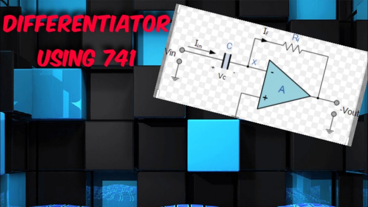 Differentiator using op.amp in Multisim - YouTube