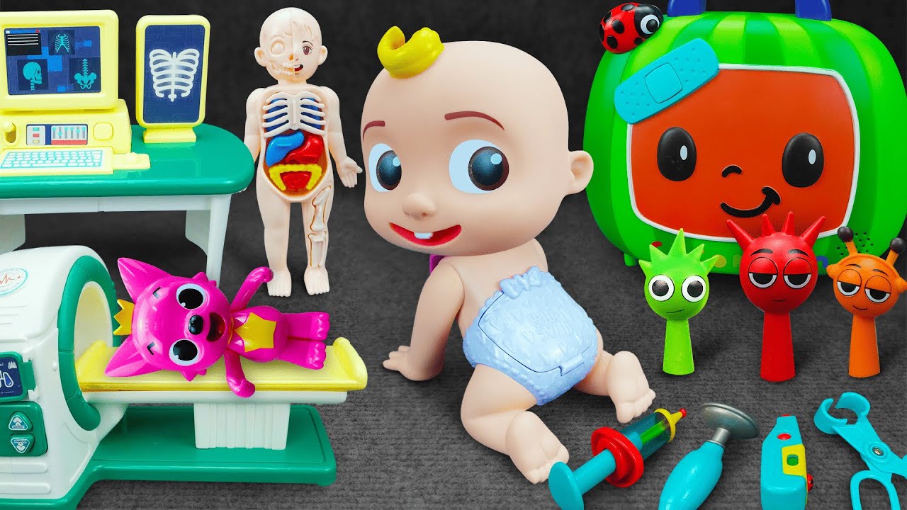 15 Minutes Satisfying Unboxing COCOMELON Doctor First Aid, Pinkfong ...