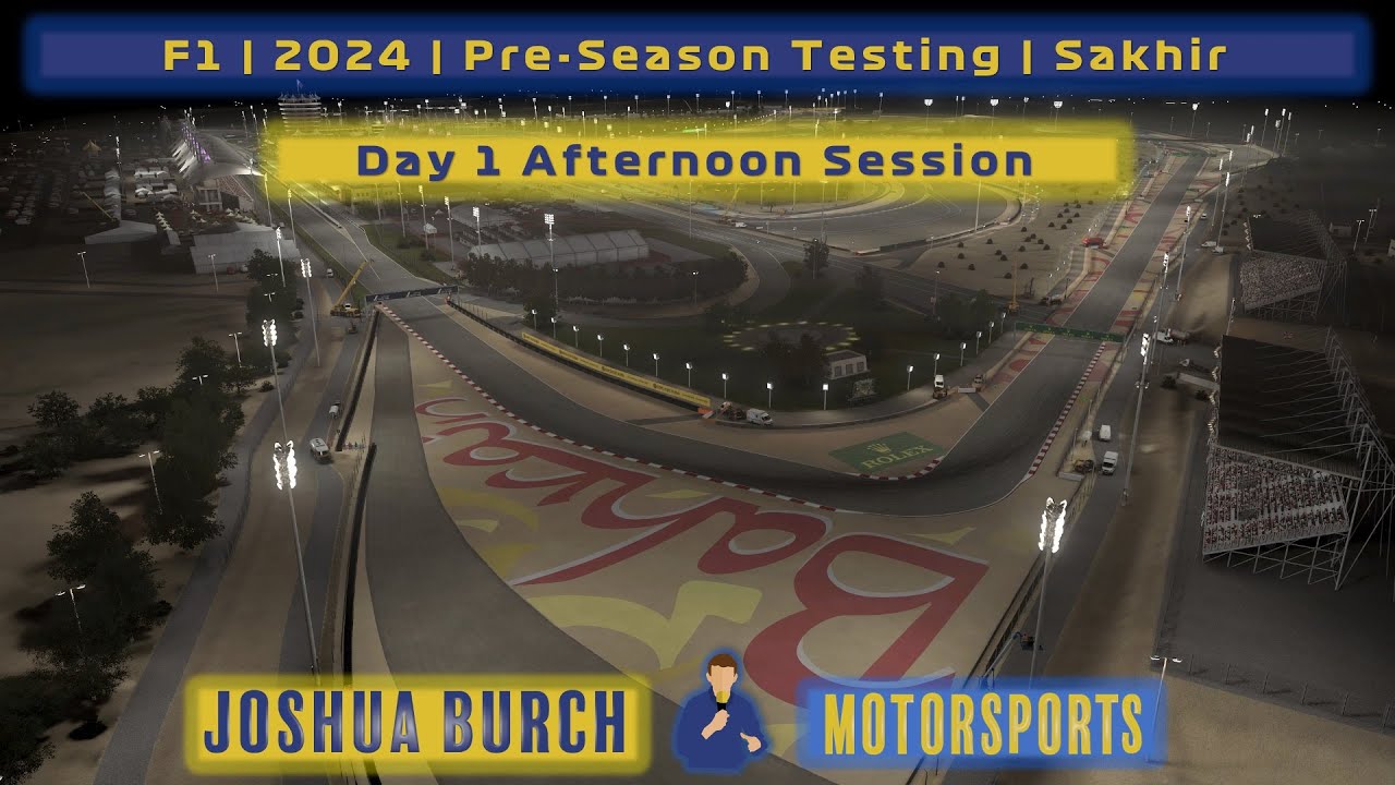 F1 | 2024 | Pre-Season Testing | #F1Testing | Day 1 (PM) Watch-Along ...