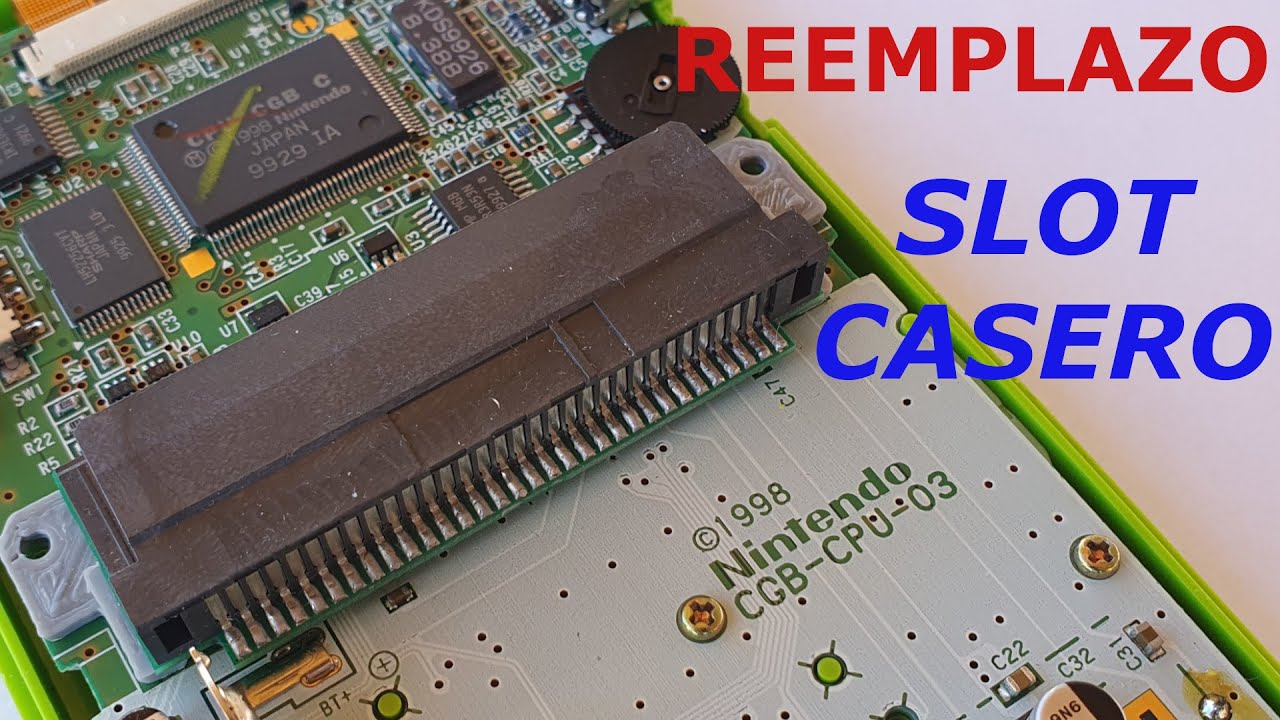 Recambio de slot casero - Game Boy Color - YouTube