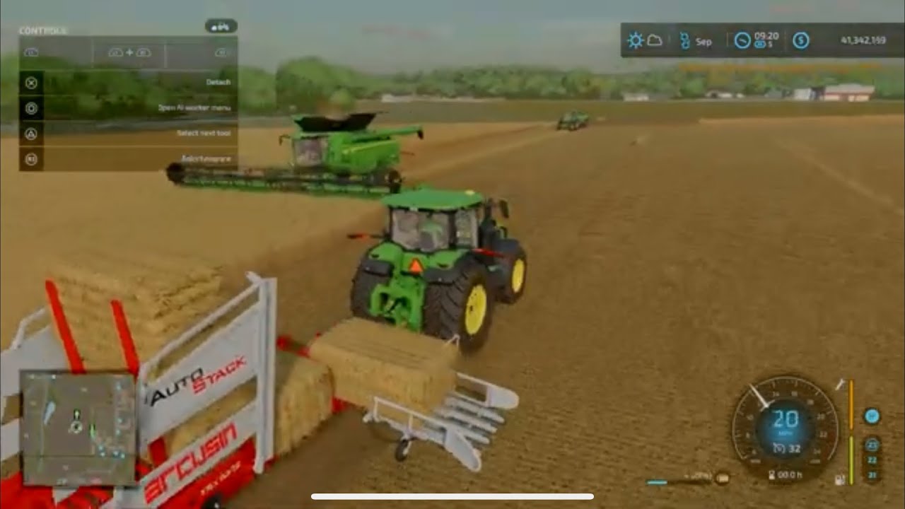 Farming Simulator 22 come stack bales with me #farmsimulator22 #farming ...