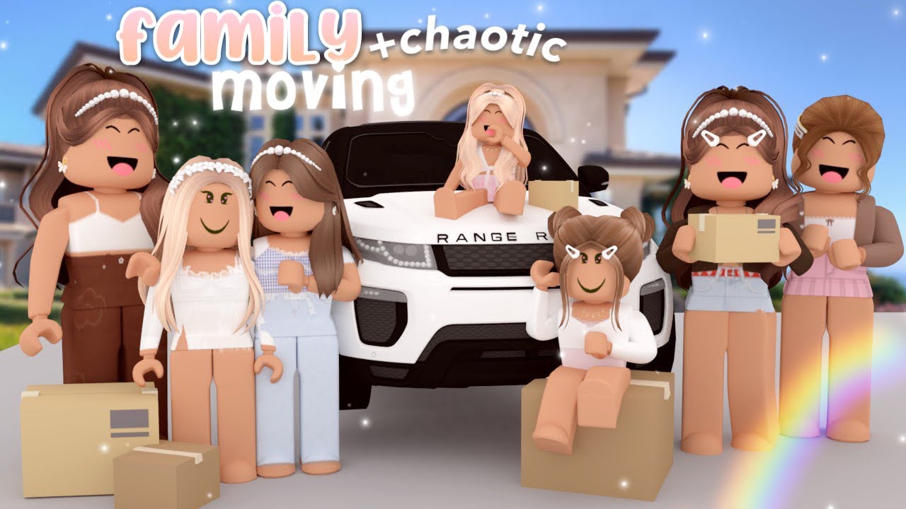 ꒰RICH FAMILY'S CHAOTIC MOVING ROUTINE꒱ (BLOXBURG ROLEPLAY) || anniella ...