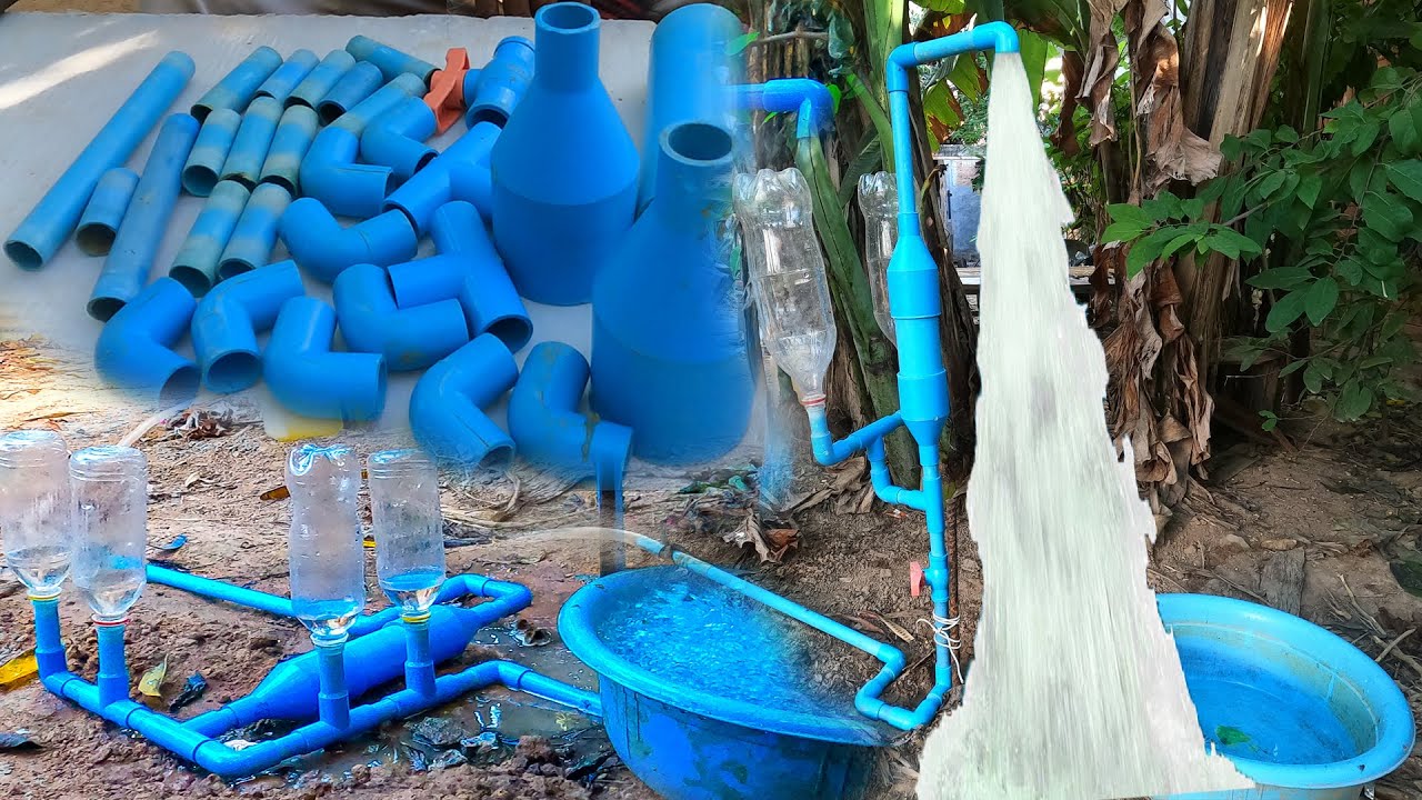 DIY water pressure booster for use around home with garden: Easy water ...