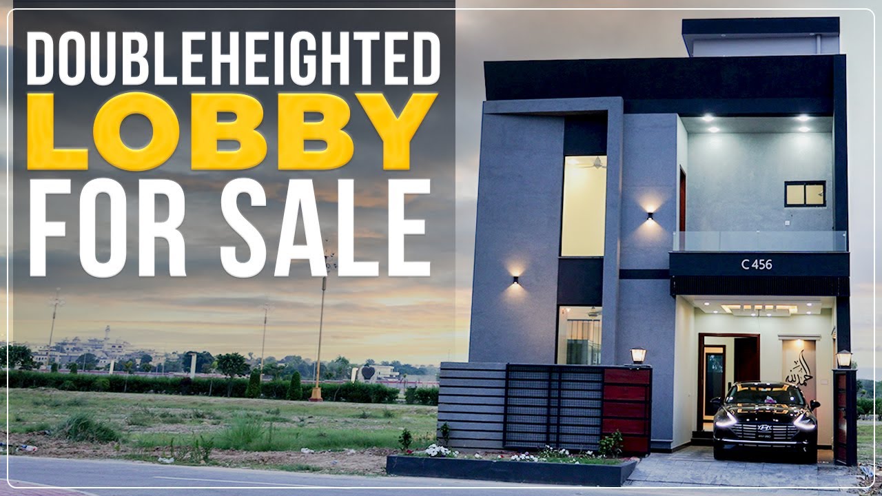 Double Heighted Lobby 5 Marla Luxury House Design 25 x 45 Plan New ...