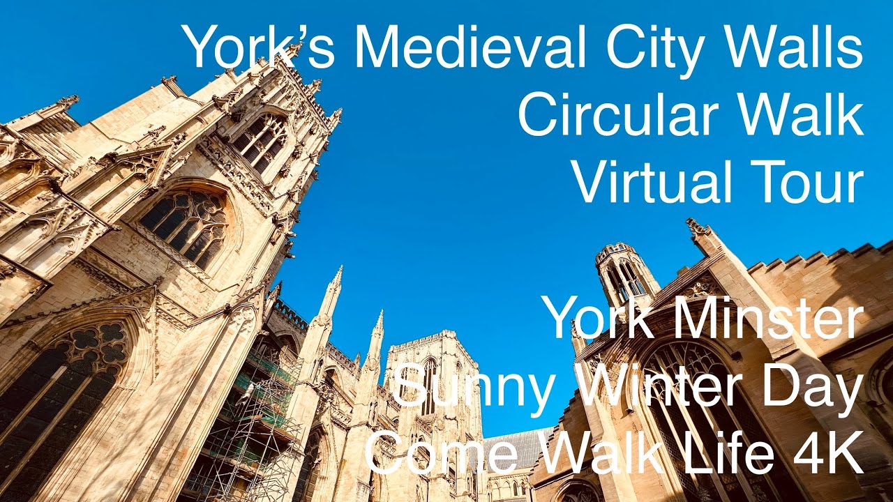York City Walls Full Circular Walk Tour - York Minster - Medieval City ...