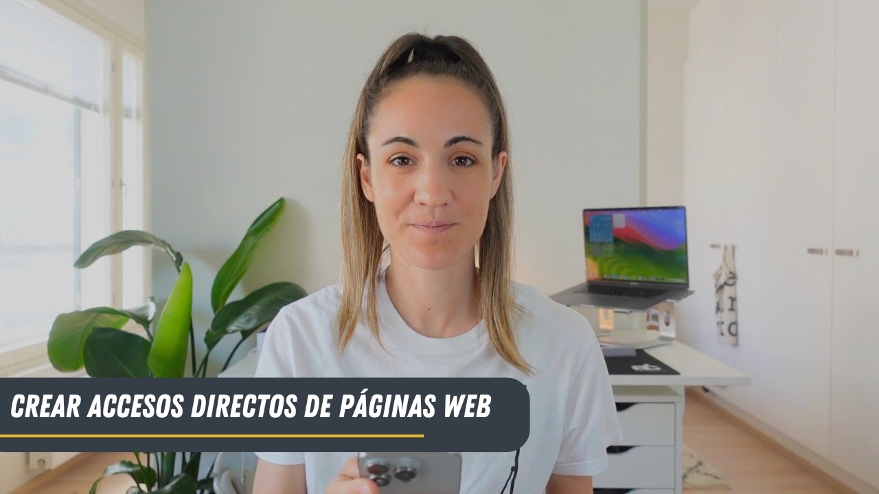 Cómo crear accesos directos de páginas web en iPhone - YouTube