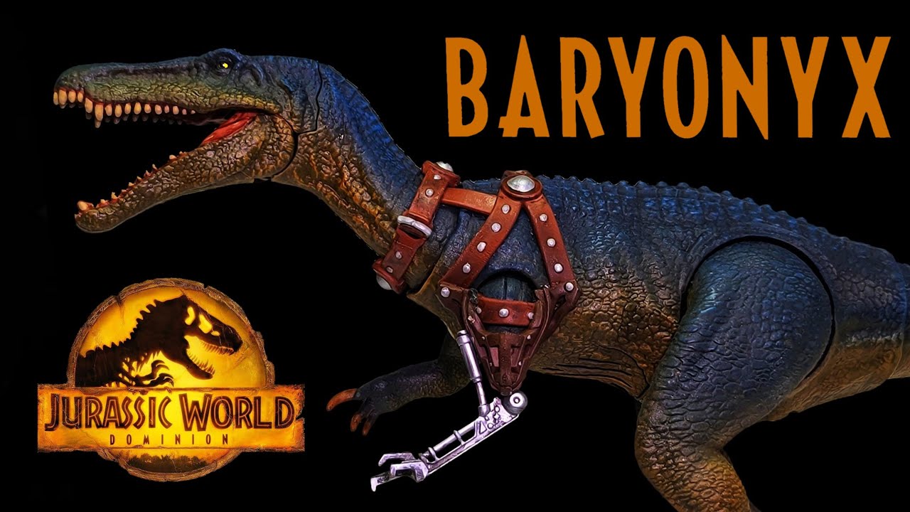 Jurassic World: Dominion Baryonyx with Prosthetic Arm - YouTube